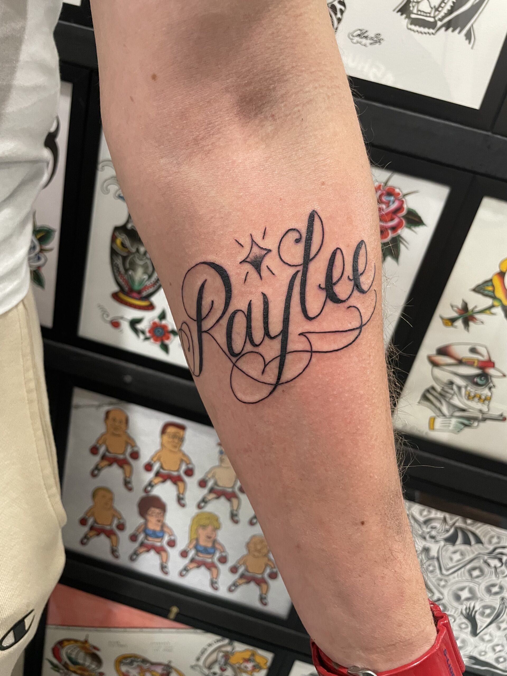 Script Lettering Tattoos - Bad Fun Company